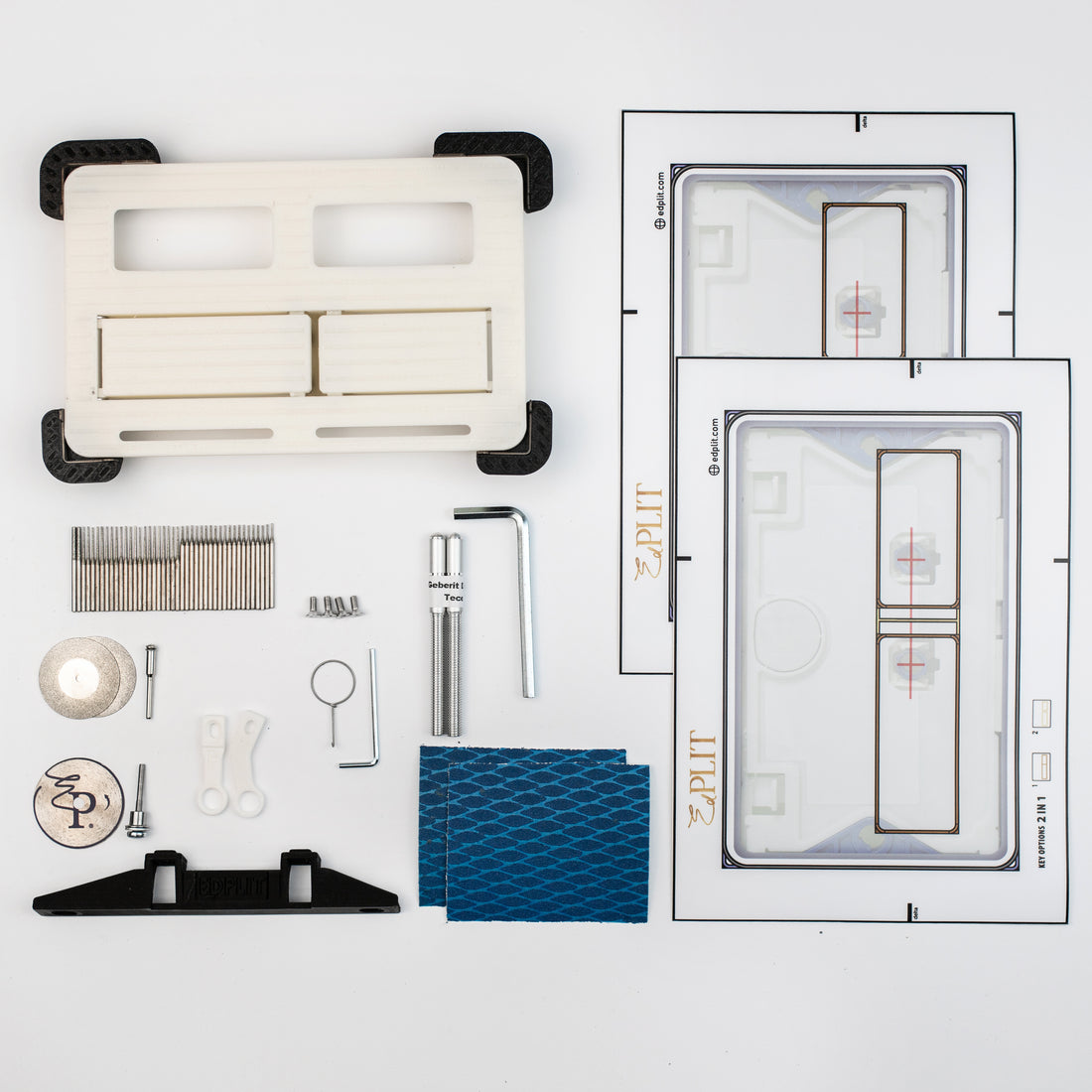 Hidden flush button EDPLIT M2