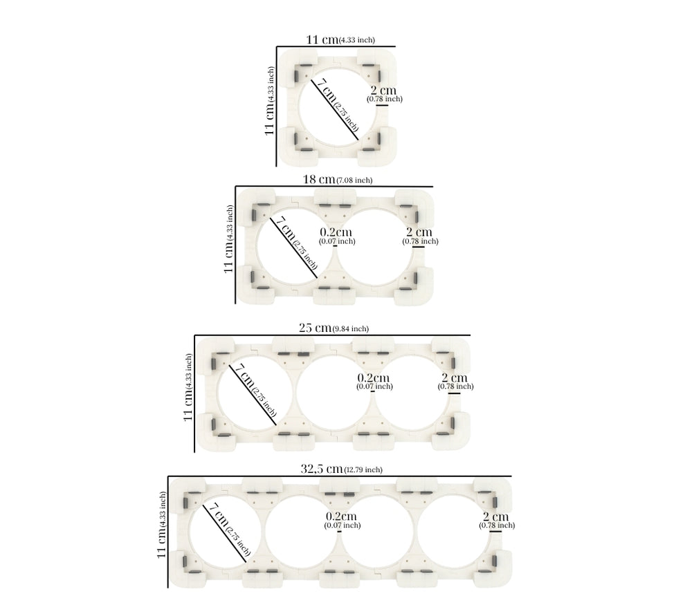 Hidden Power Outlet System Edplit - Type F Schuko Socket