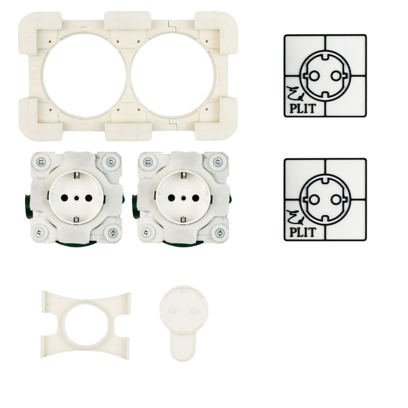 Hidden Power Outlet System Edplit - Type F Schuko Socket